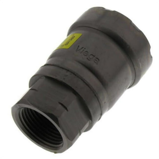 Viega 1 x 0.75 in. Steel Adapter with MegaPressG, P x FPT Fitting, Black - Walmart.com