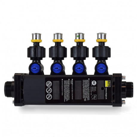 Viega 4-Port MiniBloc 1/2" PEX Press PolyAlloy Manifold - Walmart.com