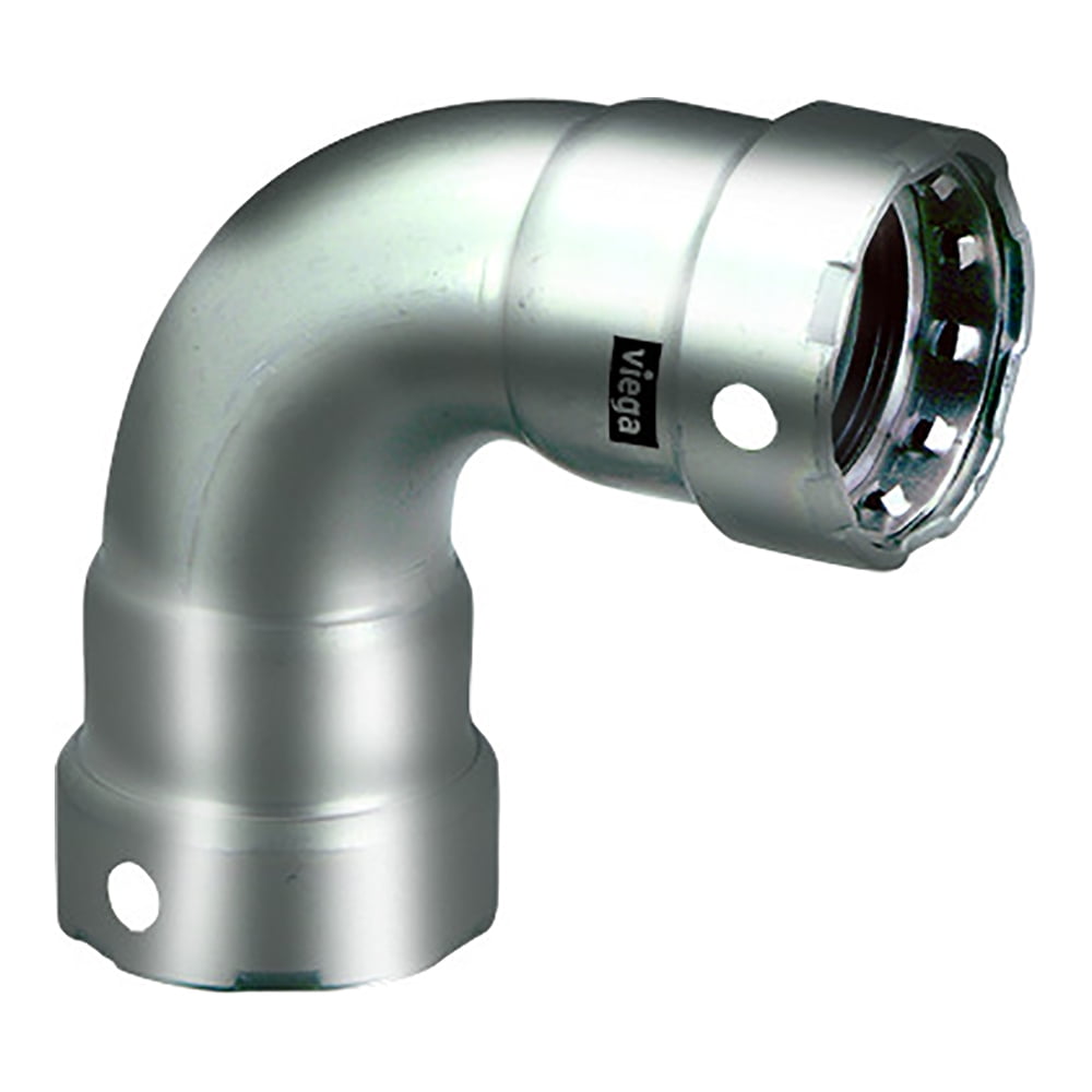 Viega MegaPress 3/4" 90° Stainless 304 Elbow - Double Press Connection ...