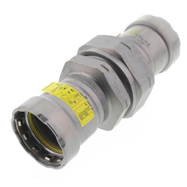 Viega QVG-25711 1 in. Steel Union MegaPressG, Press x Press Fitting ...