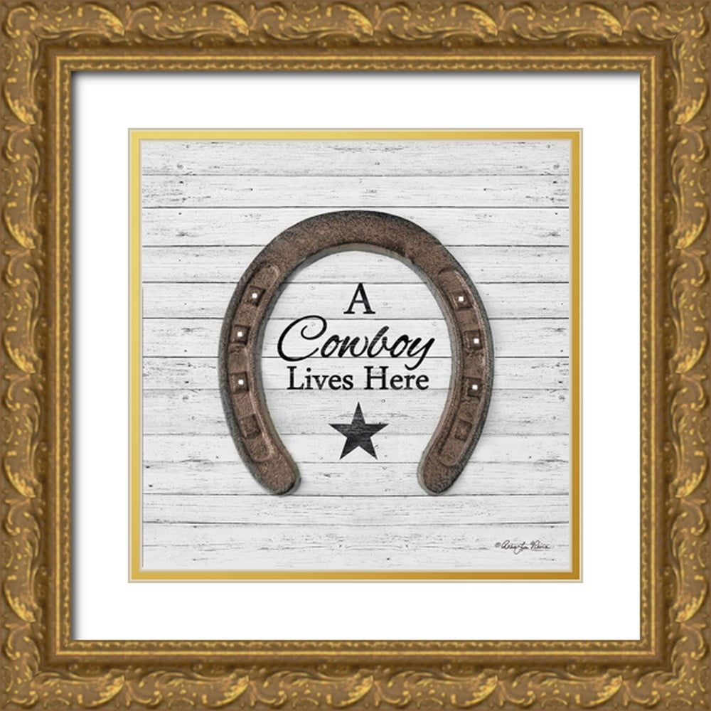 Vieira, Robin-Lee 20x20 Gold Ornate Wood Framed with Double Matting ...