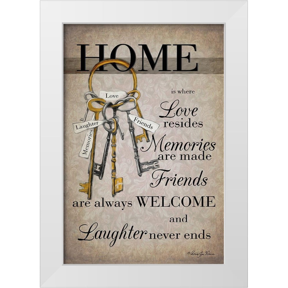 Vieira, Robin-Lee 23x32 White Modern Wood Framed Museum Art Print ...