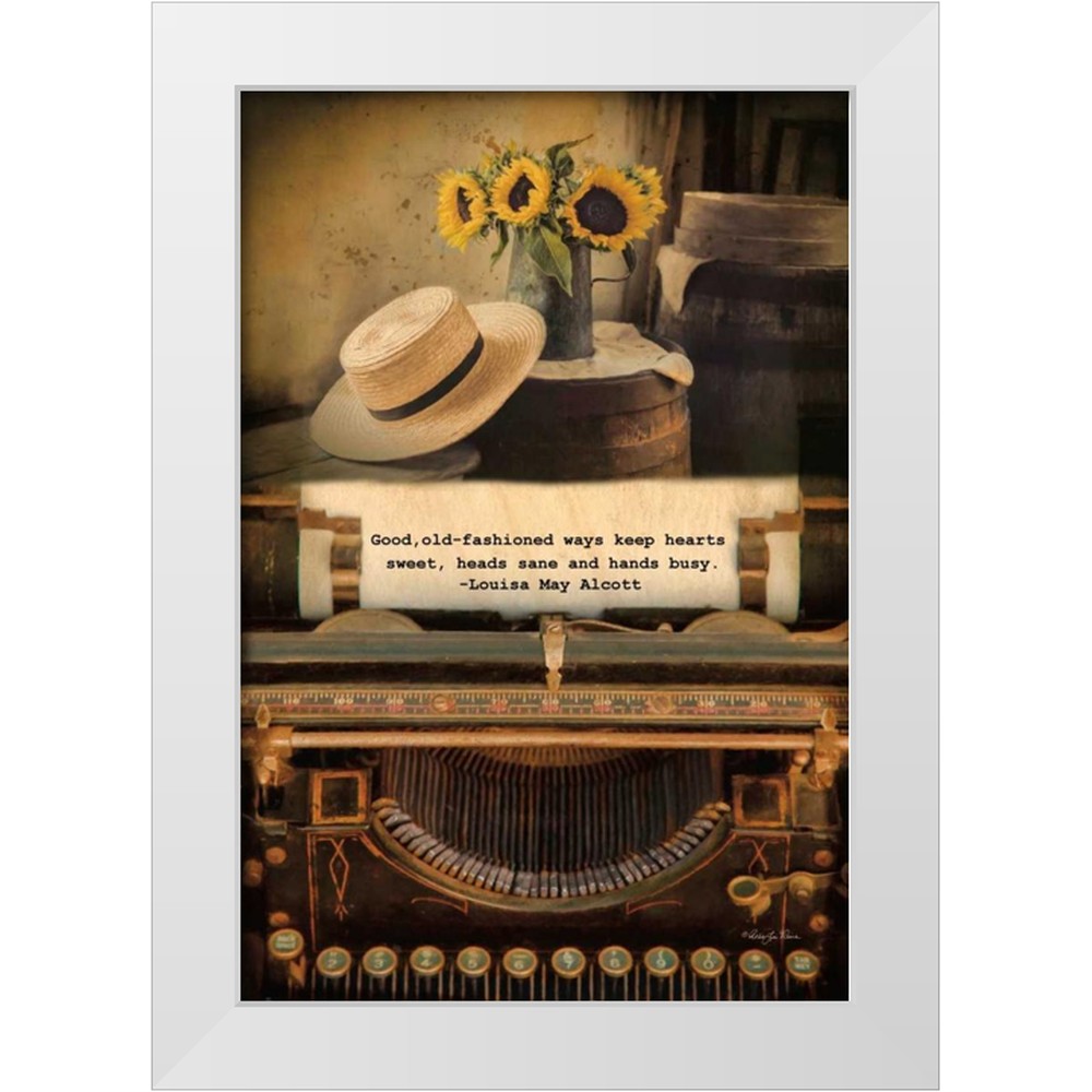 Vieira, Robin-Lee 23x32 White Modern Wood Framed Museum Art Print ...