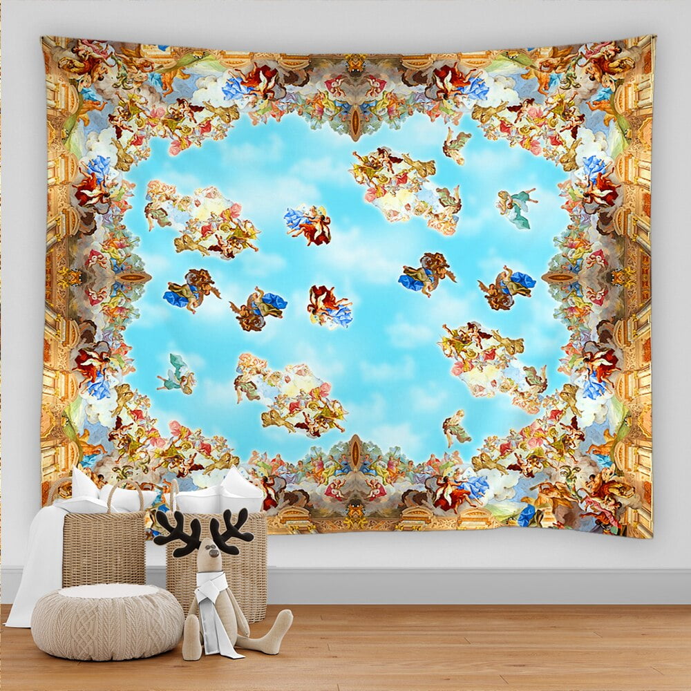 Vienna Christian Church Tapestry Home Boho Decor Witchcraft Wall Art ...