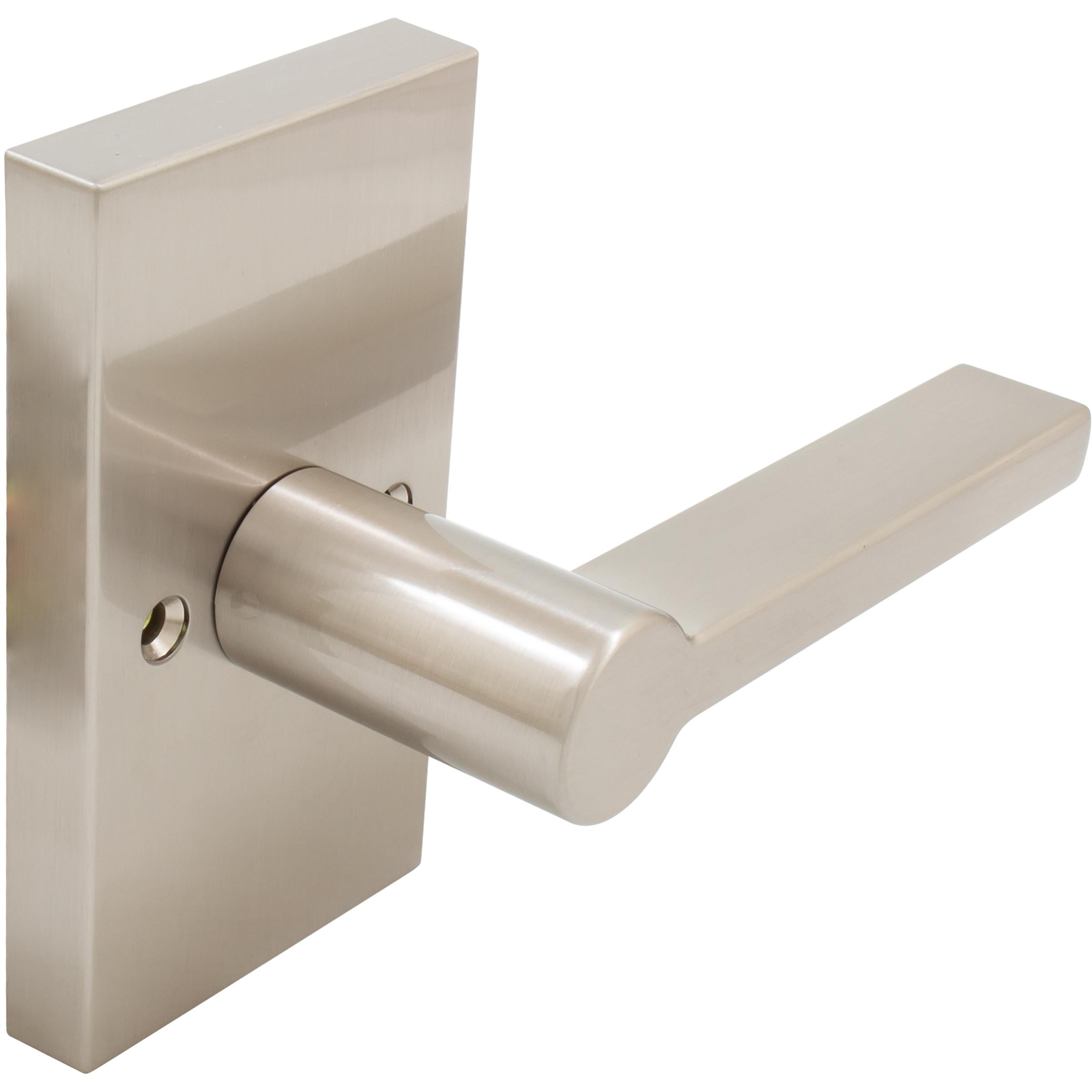 Vienna Door Lever with Rectangular Rosette, Dummy (Non-Turning) Latch ...