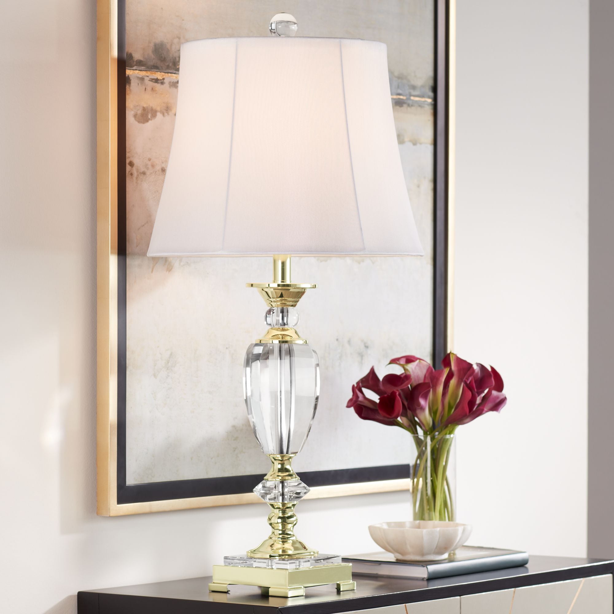 Vienna Full Spectrum European Style Table Lamp with Table Top Dimmer 28 ...