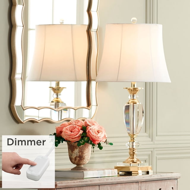 Vienna Full Spectrum European Style Table Lamp with Table Top Dimmer 28 ...