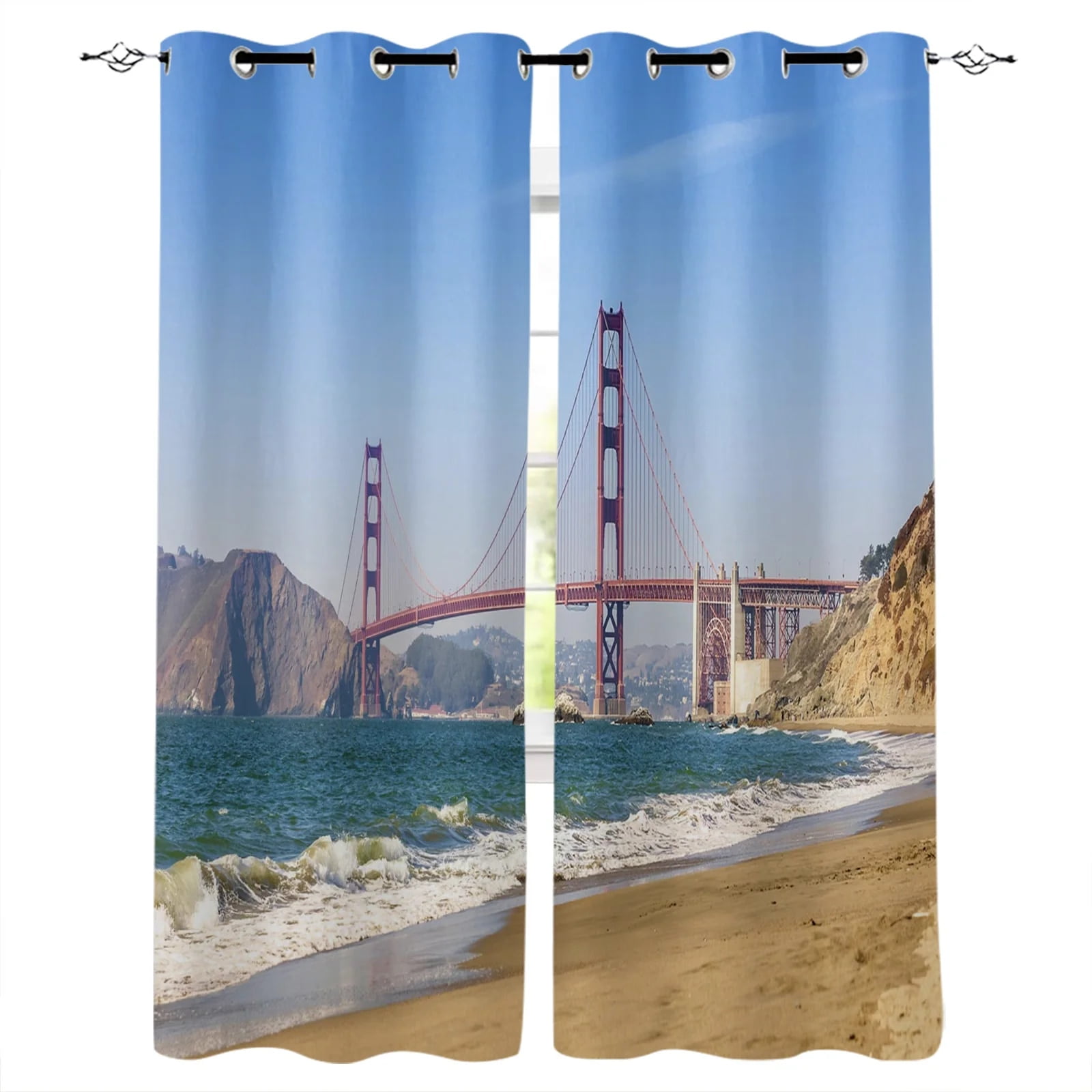 Vienna Scenery Bedroom Modern Window Curtain for Living Room Decoration ...