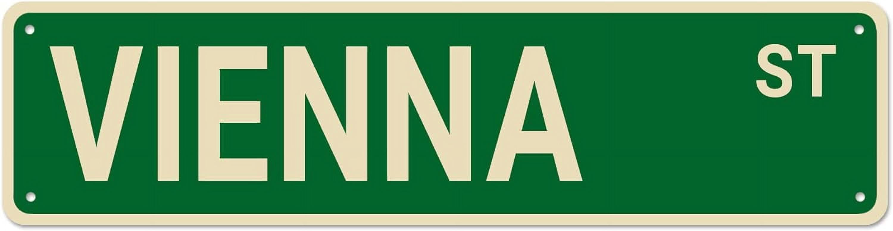 Vienna Street Signs, Vienna Decor Vienna Sign Vienna Gift, Wall Decor ...