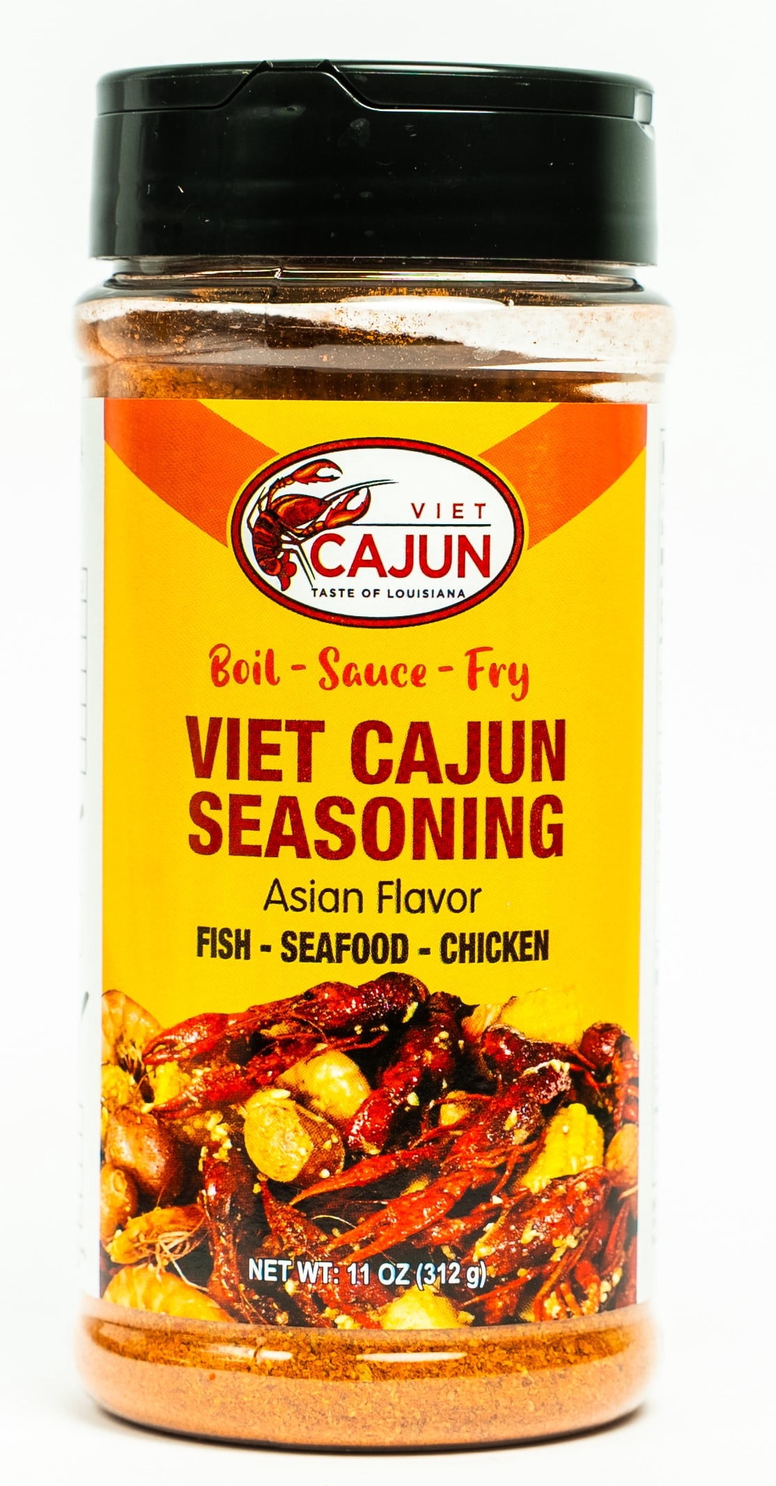 Viet Cajun Seasoning - Asian Flavor Seafood Boil 11 oz. Jar (1PK ...