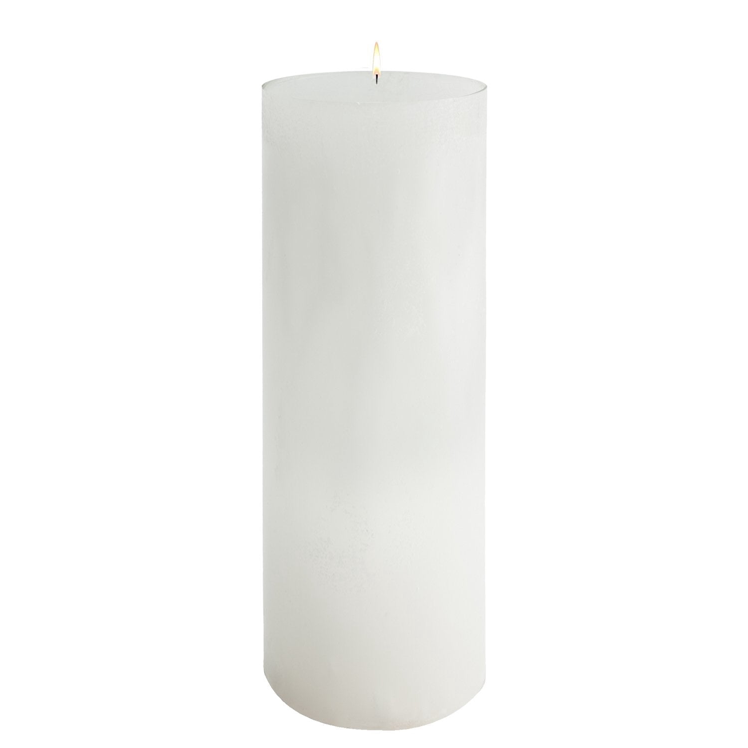 Large Long-Burning White Pillar Candles - Walmart.com