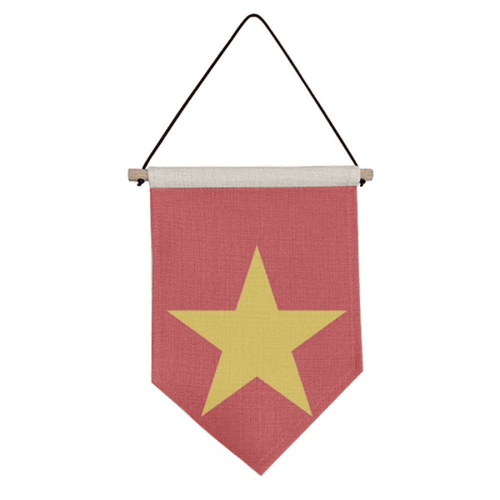 Vietnam National Flag Asia Country Canvas Flag Hanging Wall Art Decor ...
