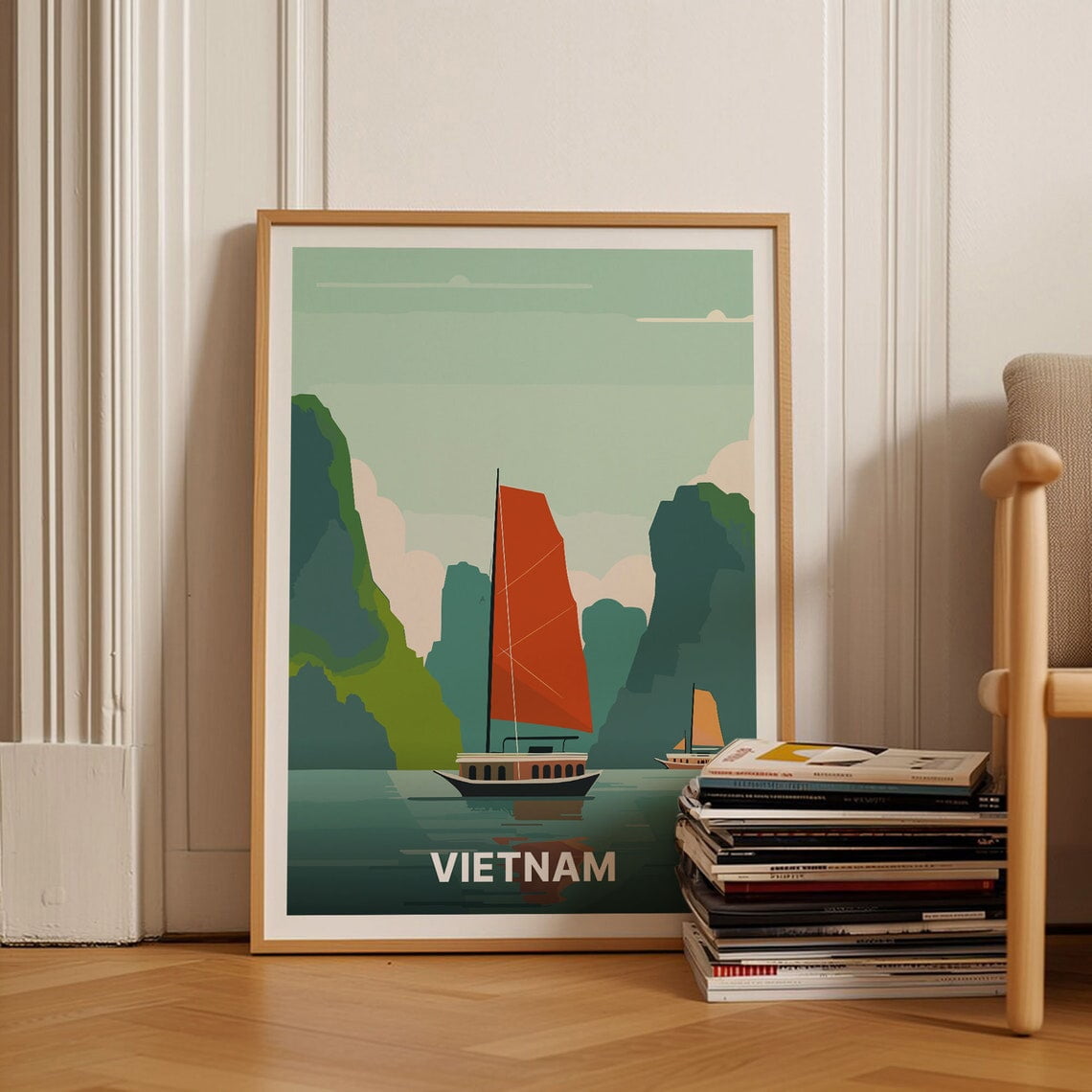 Vietnam Poster, Travel Wall Art, Adventure Decor, Explore Asia ...