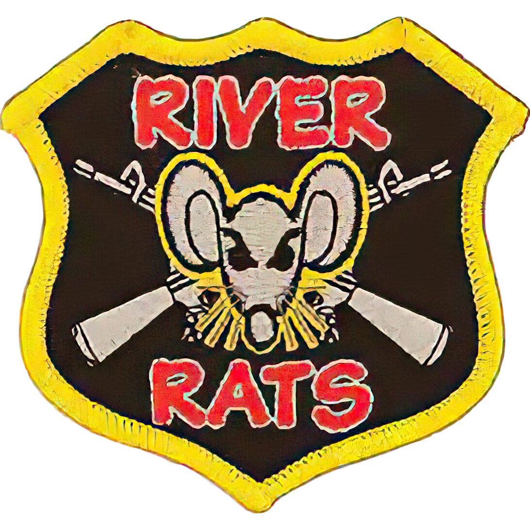 Vietnam River Rats Patch Black & Red 3" - Walmart.com