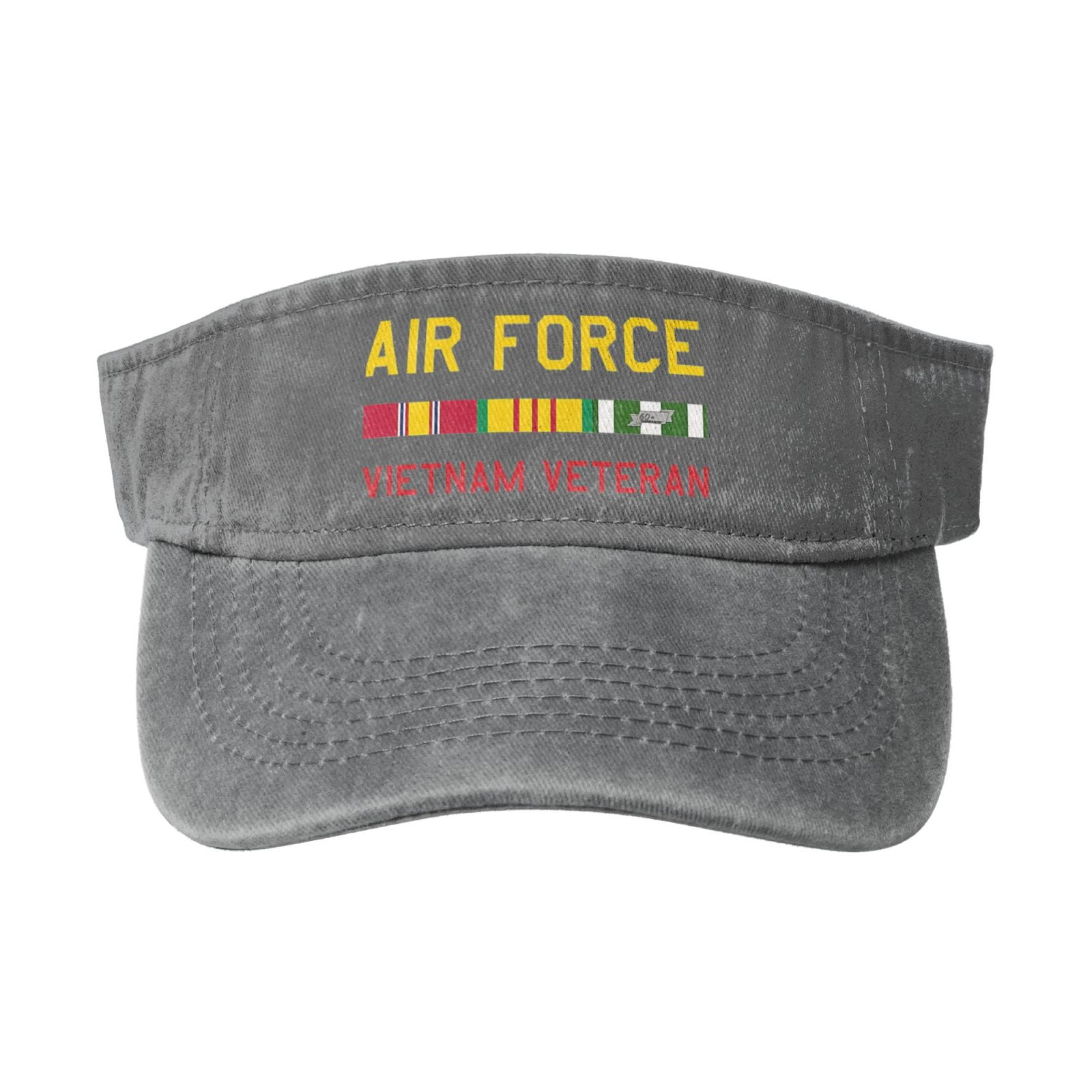Vietnam Veteran 67.68 air Force Sun Visor Hats for Women Men Adjustable ...
