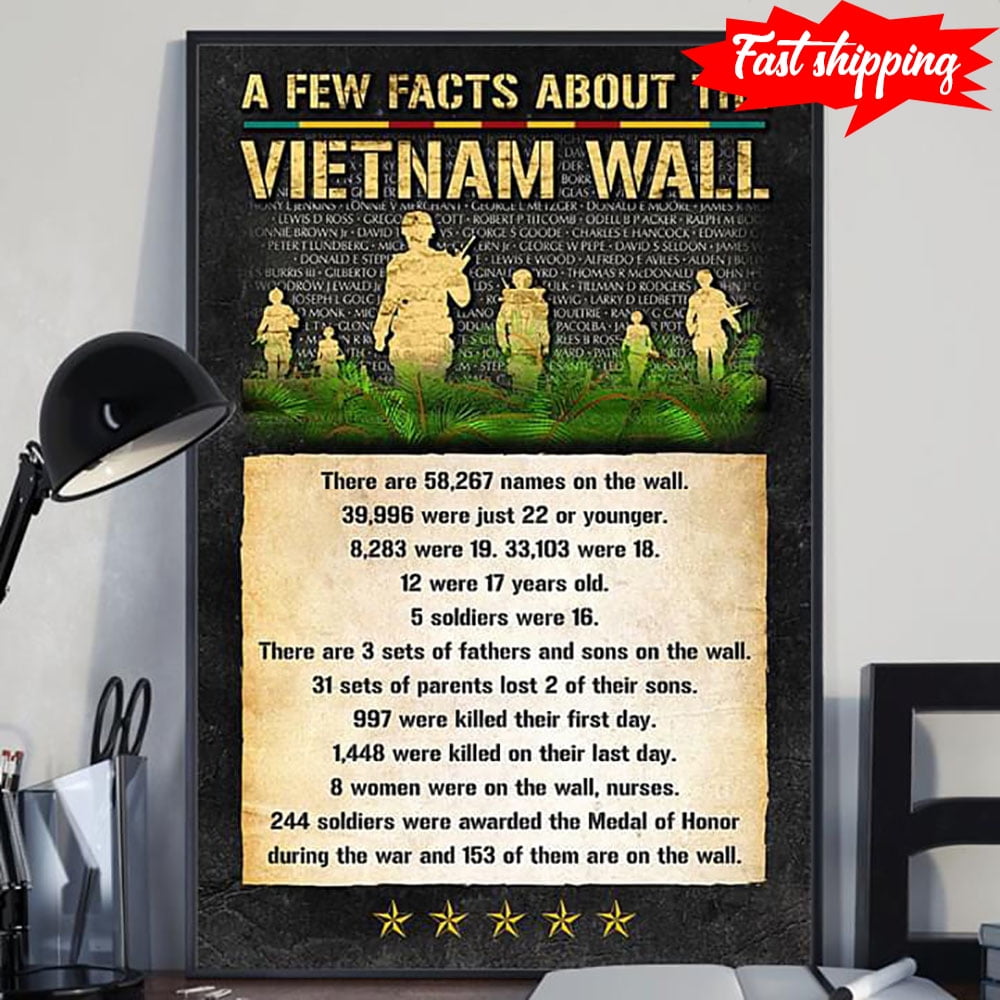 Vietnam Veteran A Few Facts About The Vietnam Wall There Are 58,267 ...