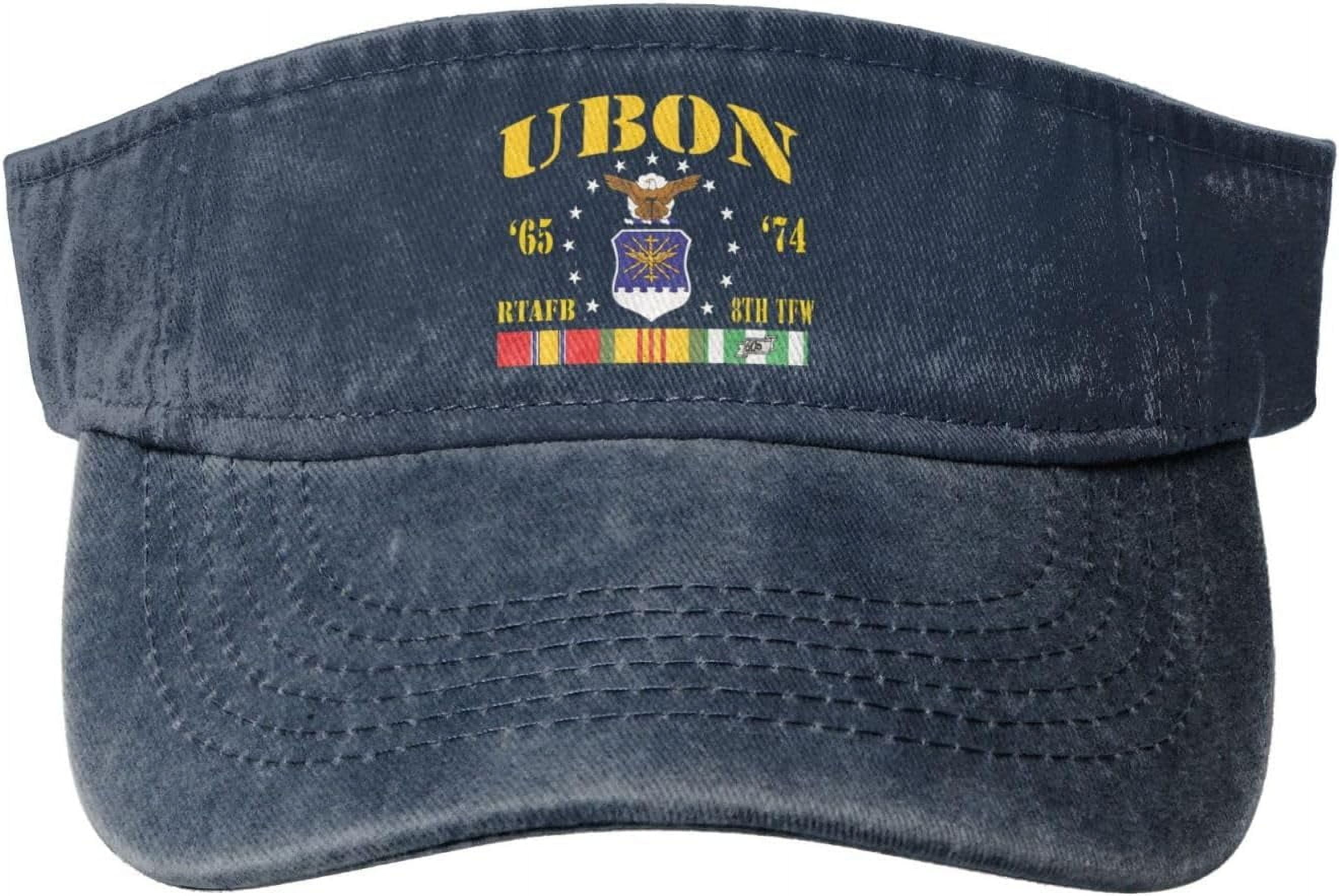 Vietnam Veteran Air Force Ubon 8th Tactical Fighter Wing Sport Sun Visor Hats Adjustable Empty ...