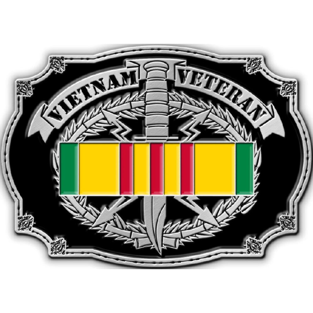 Vietnam Veteran Belt Buckle Enamel - Walmart.com