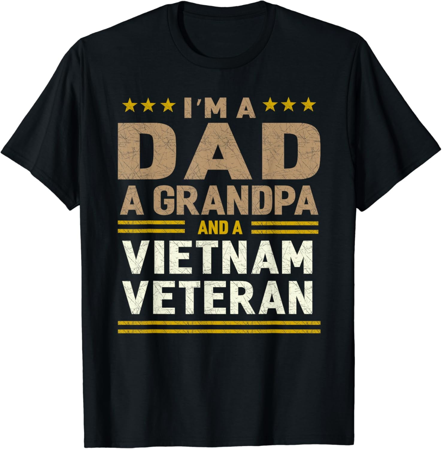 Vietnam Veteran Grandpa Dad Military Grandpa Gift T-Shirt - Walmart.com