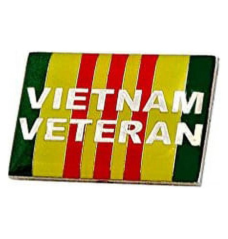 Vietnam Veteran Ribbon Vets Military Lapel Hat Pins PPM7311 (1 Pin ...