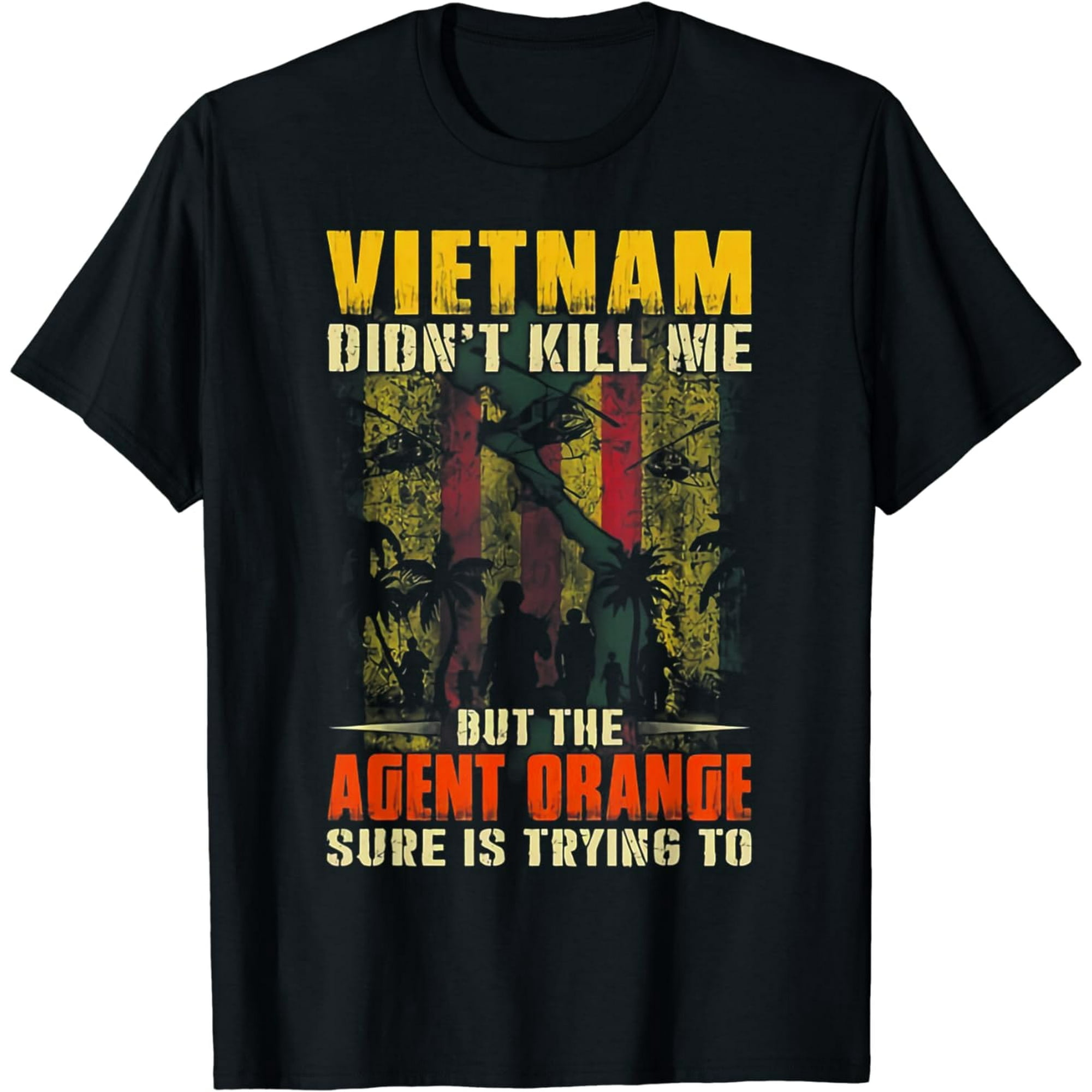 Vietnam War Orange Agent Military Victims Retired Soldiers pure cotton ...