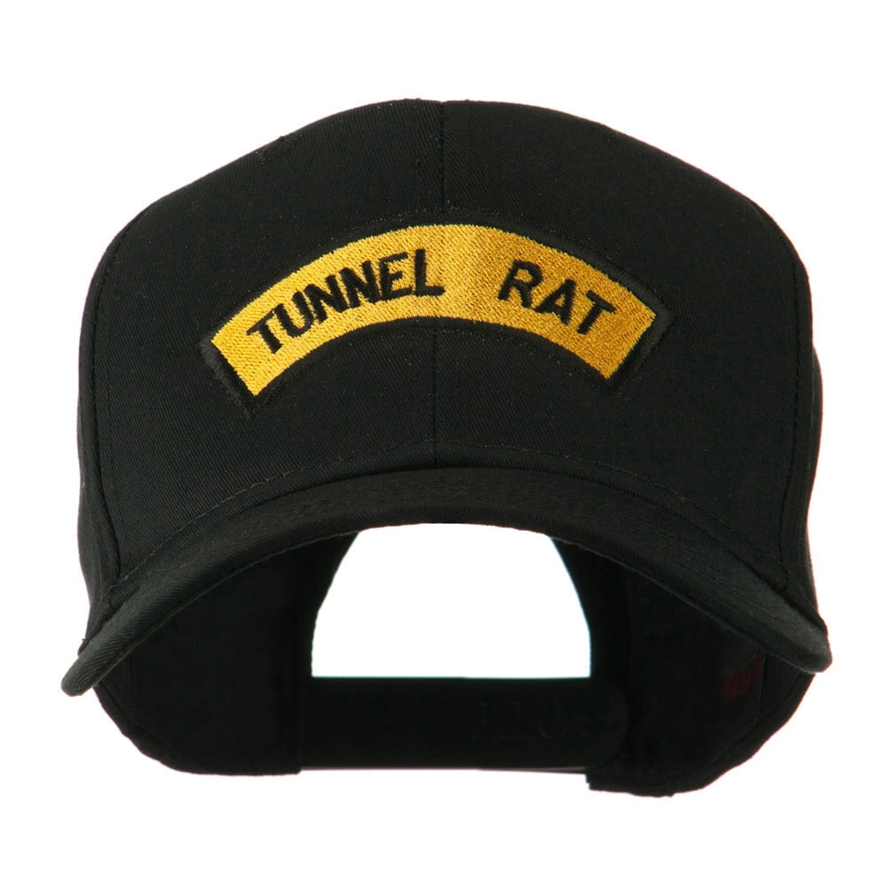 Vietnam War Tunnel Rat Badge Embroidered Cap - Black OSFM - Walmart.com