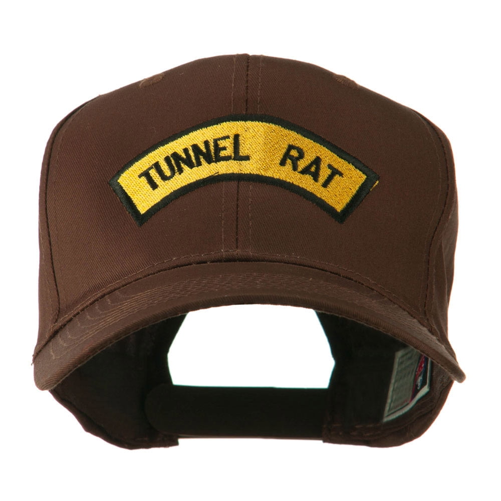 Vietnam War Tunnel Rat Badge Embroidered Cap - Brown OSFM - Walmart.com