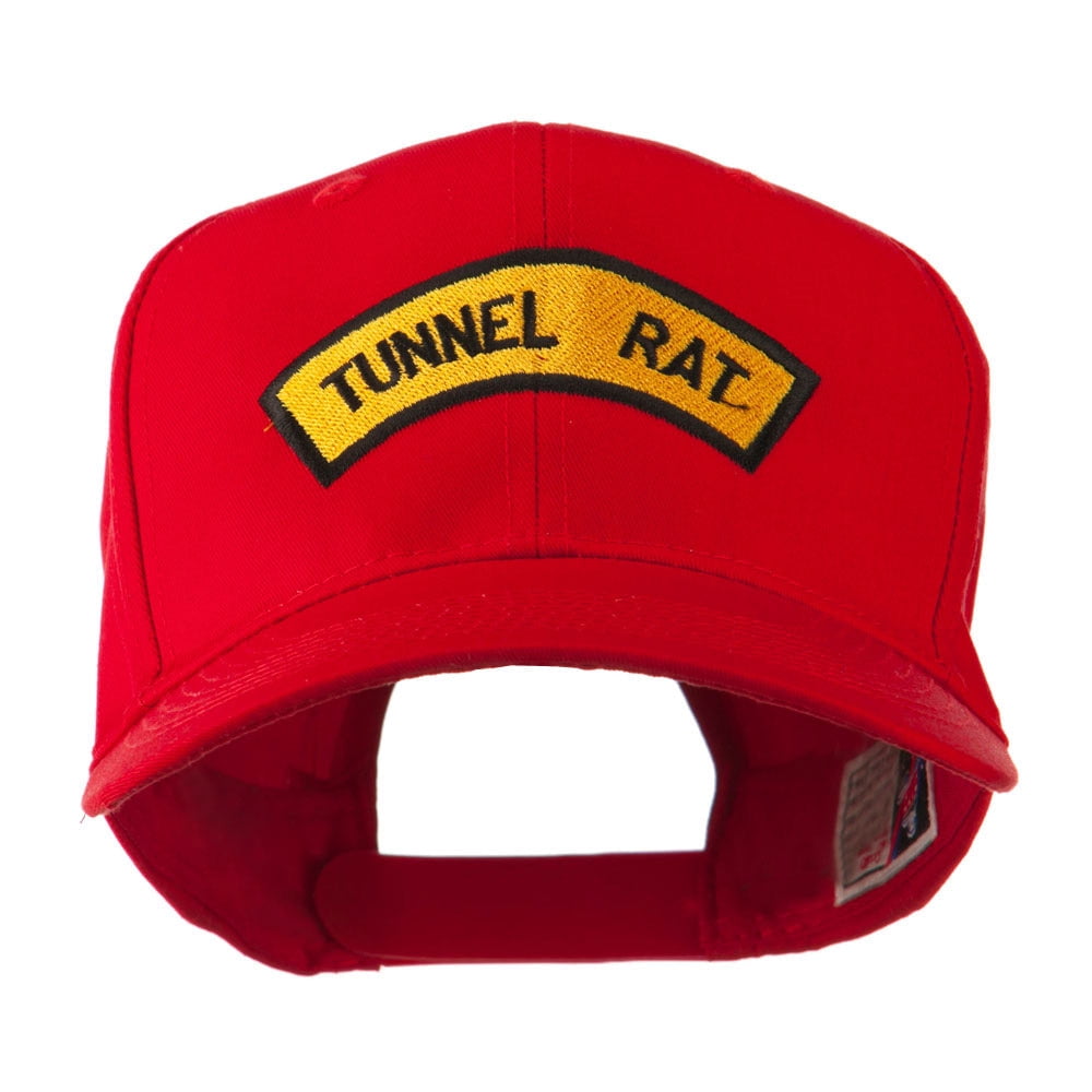 Vietnam War Tunnel Rat Badge Embroidered Cap - Red OSFM - Walmart.com