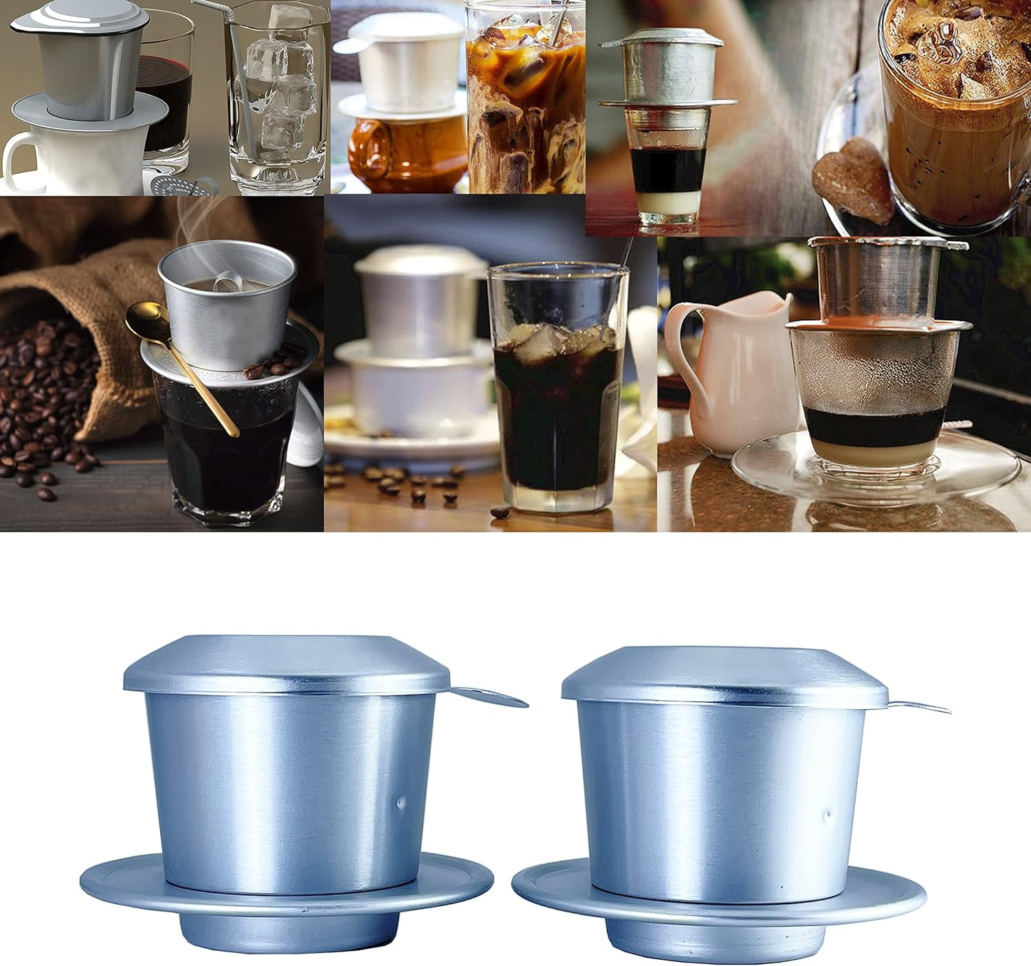 Vietnamese Cooking Utensils 2 Sets Of Vietnamese Coffee Drip ...