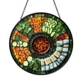 Vietnamese Food Stained Glass Suncatcher, Fresh Spring Rolls Window ...