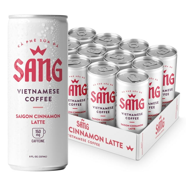 Vietnamese Iced Coffee - Saigon Cinnamon Flavor 8oz Canned Coffee (12 ...