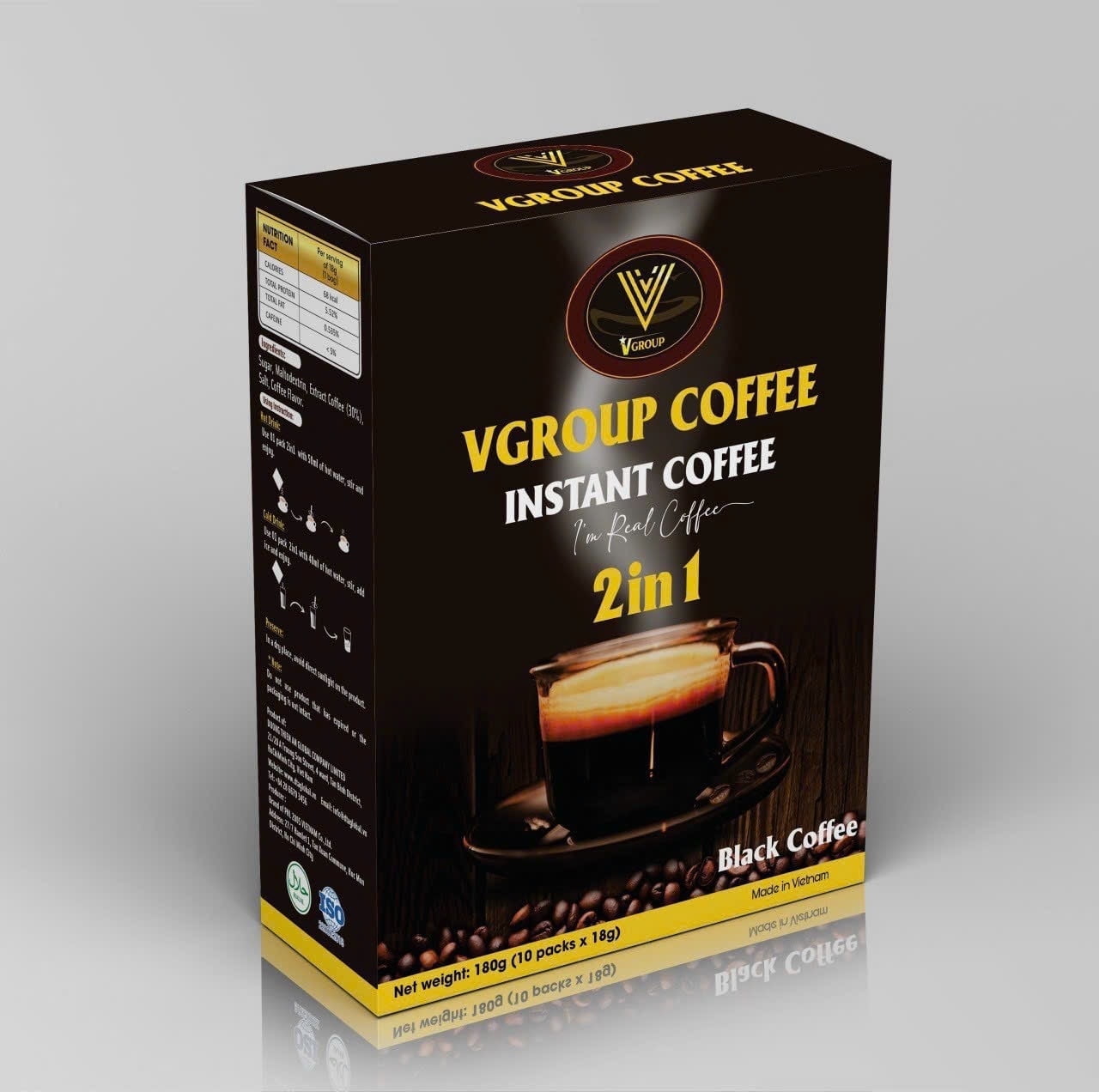 Vietnamese Instant Coffee 2-in-1 Instant Coffee by VGROUP coffee - Walmart.com