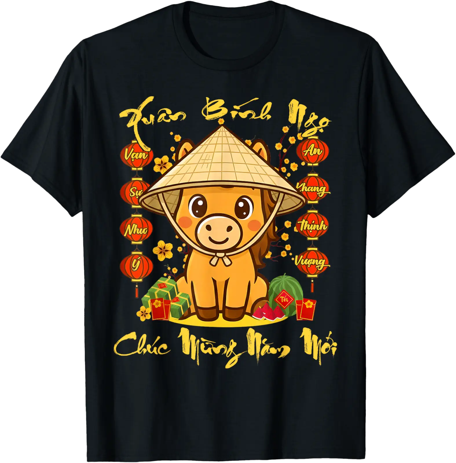 Vietnamese Lunar New Year - Tet 2026 Year Of The Horse T-Shirt Unisex ...