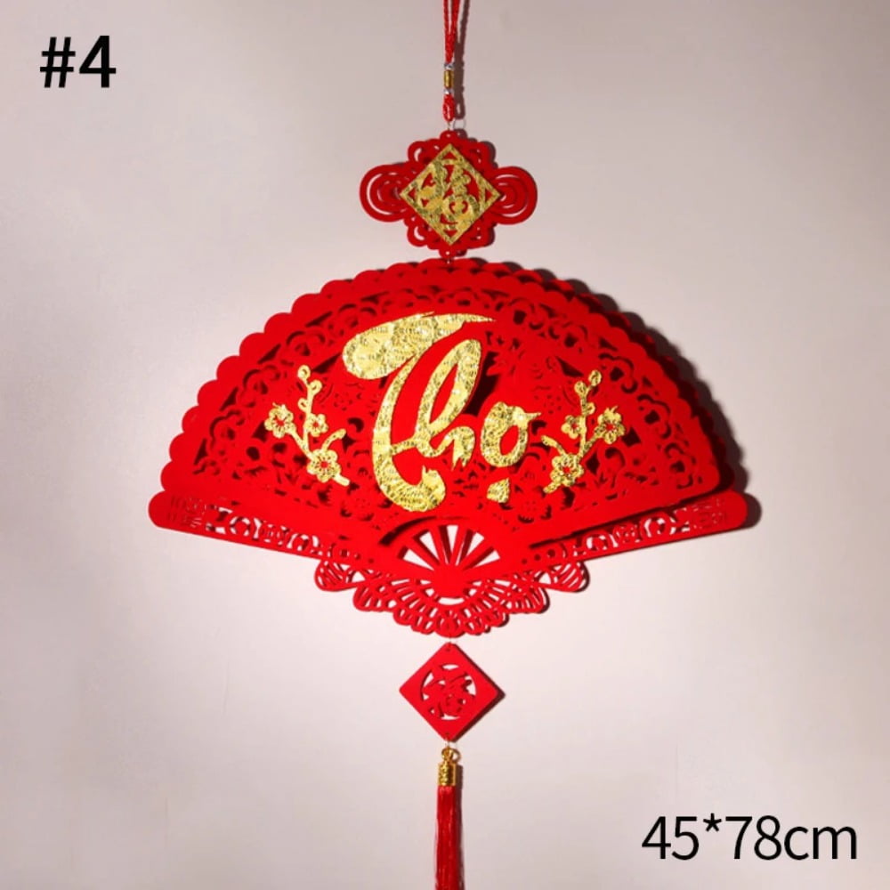 Vietnamese Lunar New Year couplet Spring Festival Door pendant New Year ...