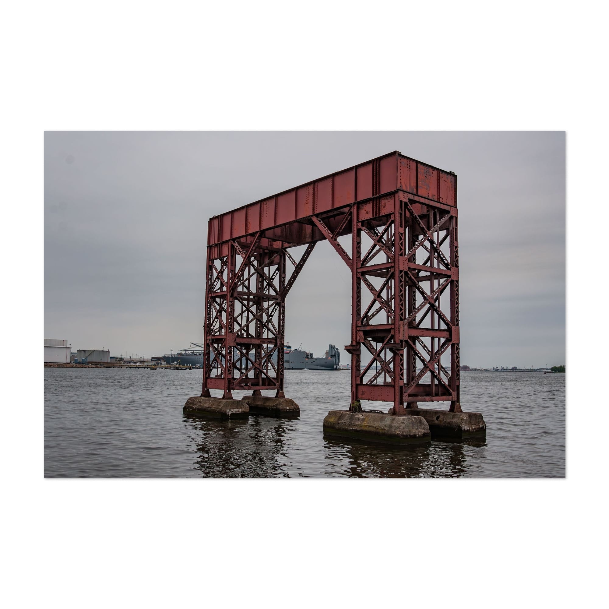 A View of Baltimore Harbor on a Cloudy and Cold Day - Baltimore ...