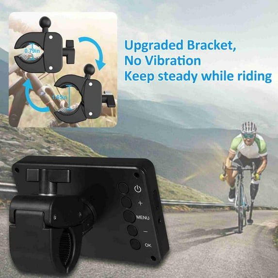 View Bike Rear View Camera 1080P 4.3in HD Display Screen Rear View ...