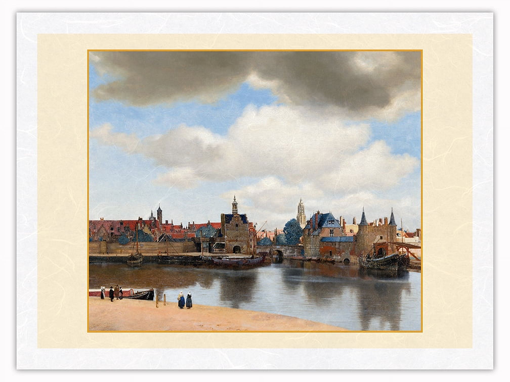 View of Delft - South Holland Netherlands - From an Original Color ...