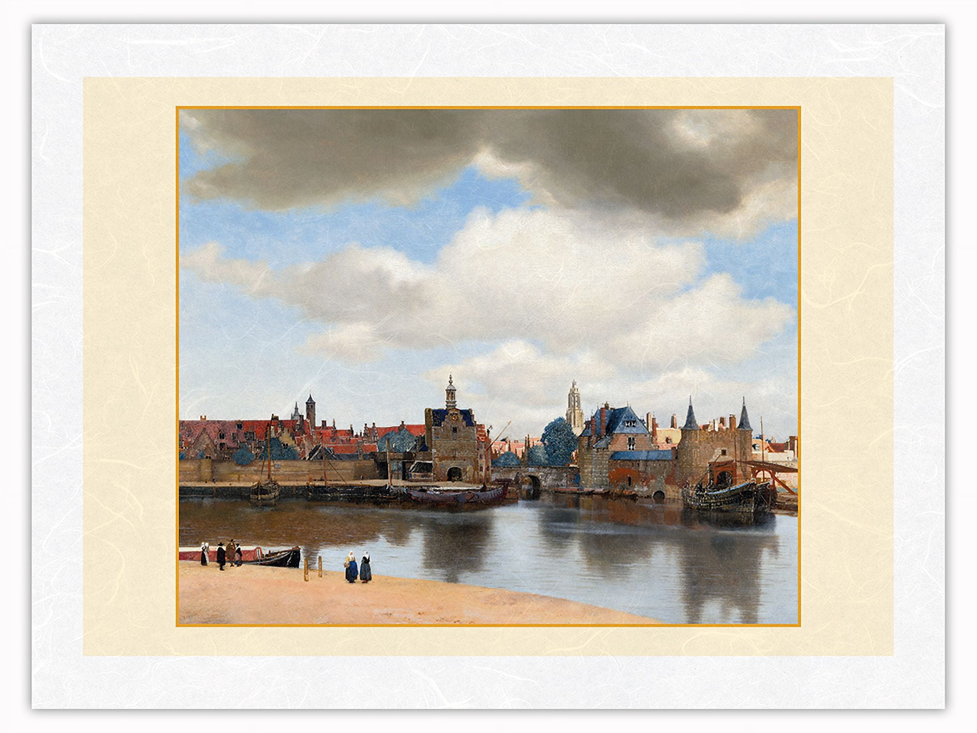 View of Delft - South Holland Netherlands - From an Original Color ...