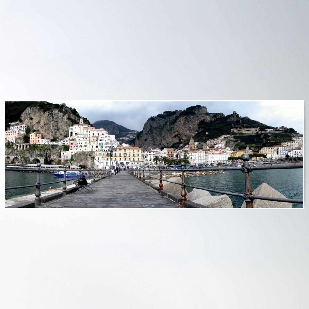 View From The Boardwalk Poster Wall Art, Modern Wall Decor For Living ...