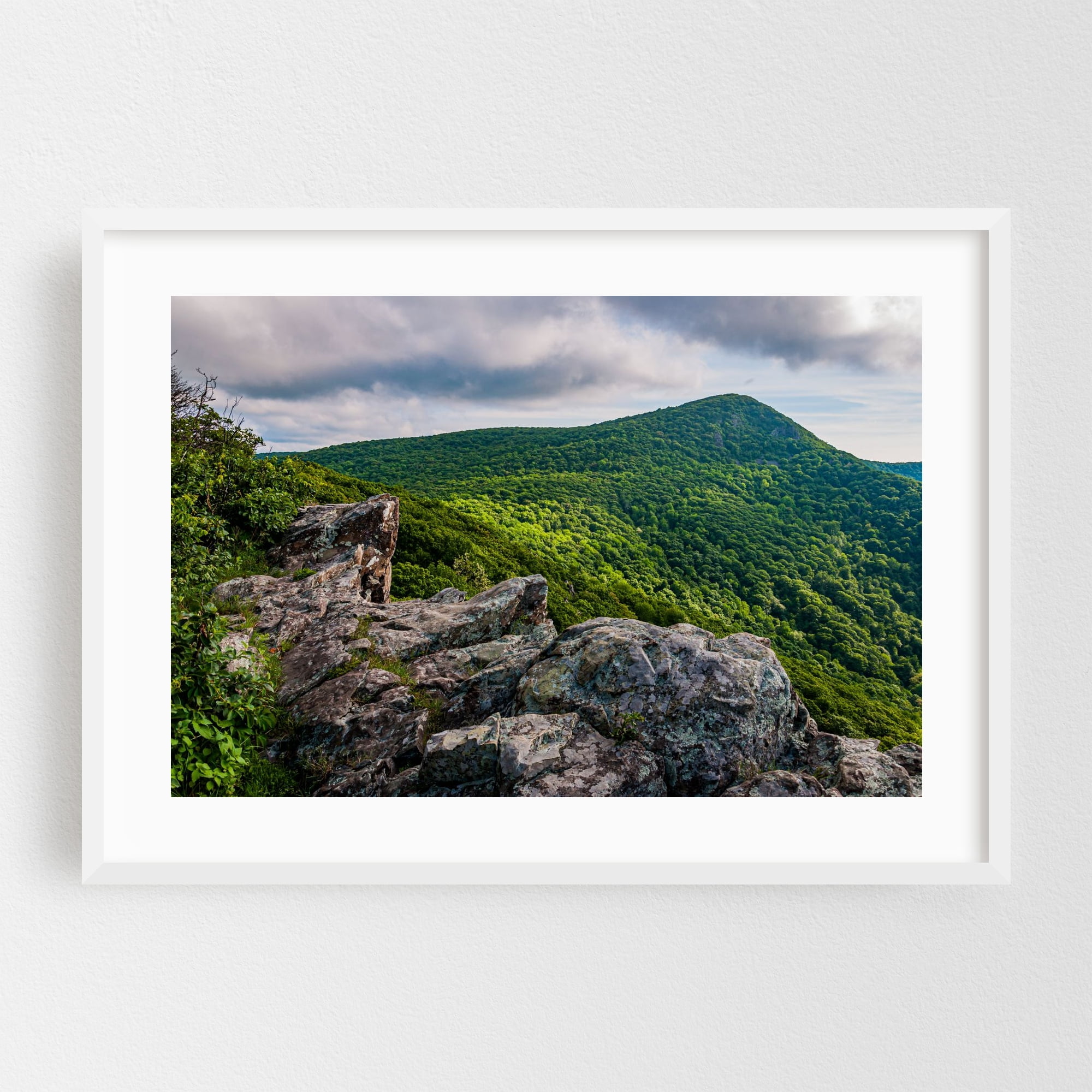 View of Hawksbill Mountain - Virginia Photography Mountain Nature ...
