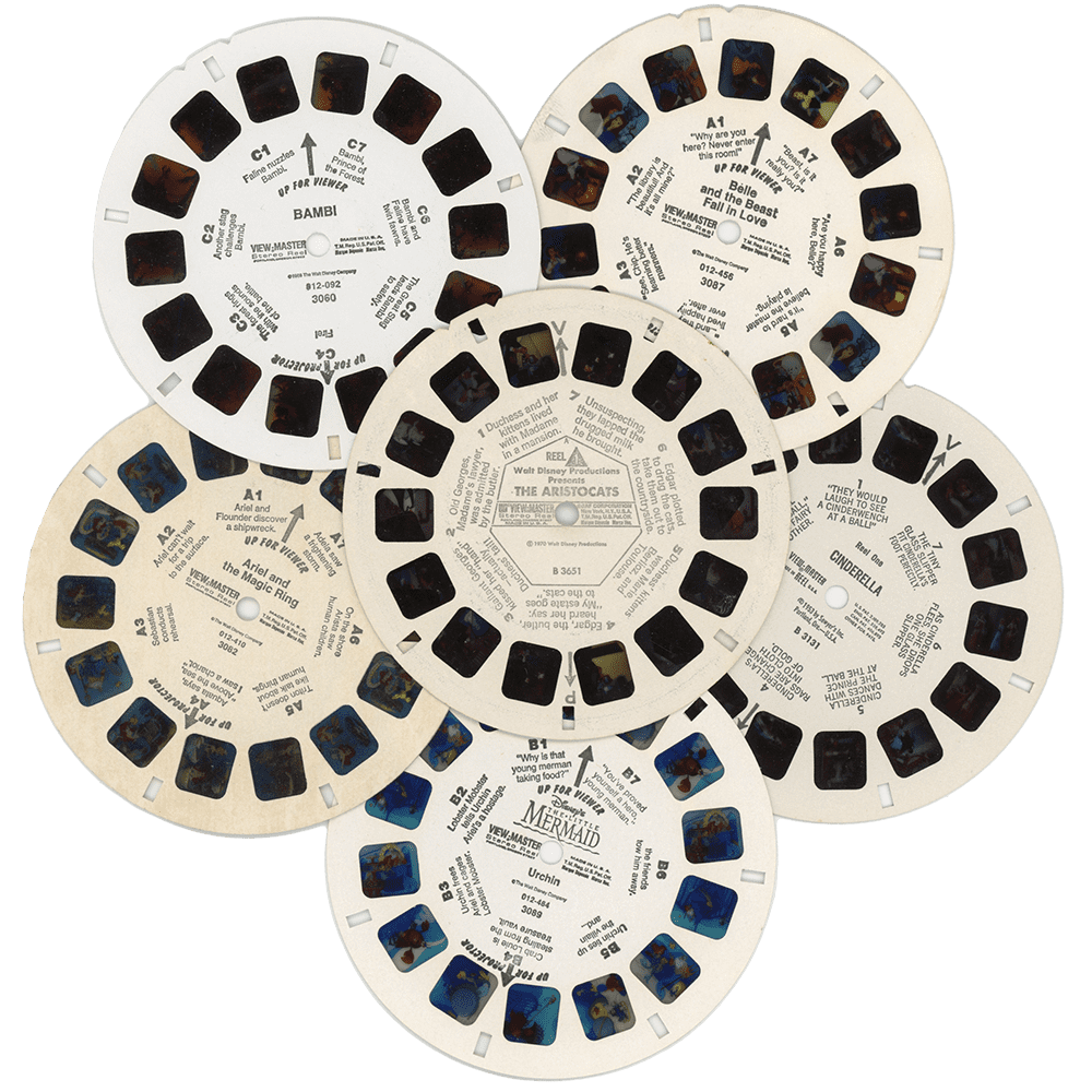 View-Master 6 Disney Reels - Bambi, Little Mermaid, Cinderella ...