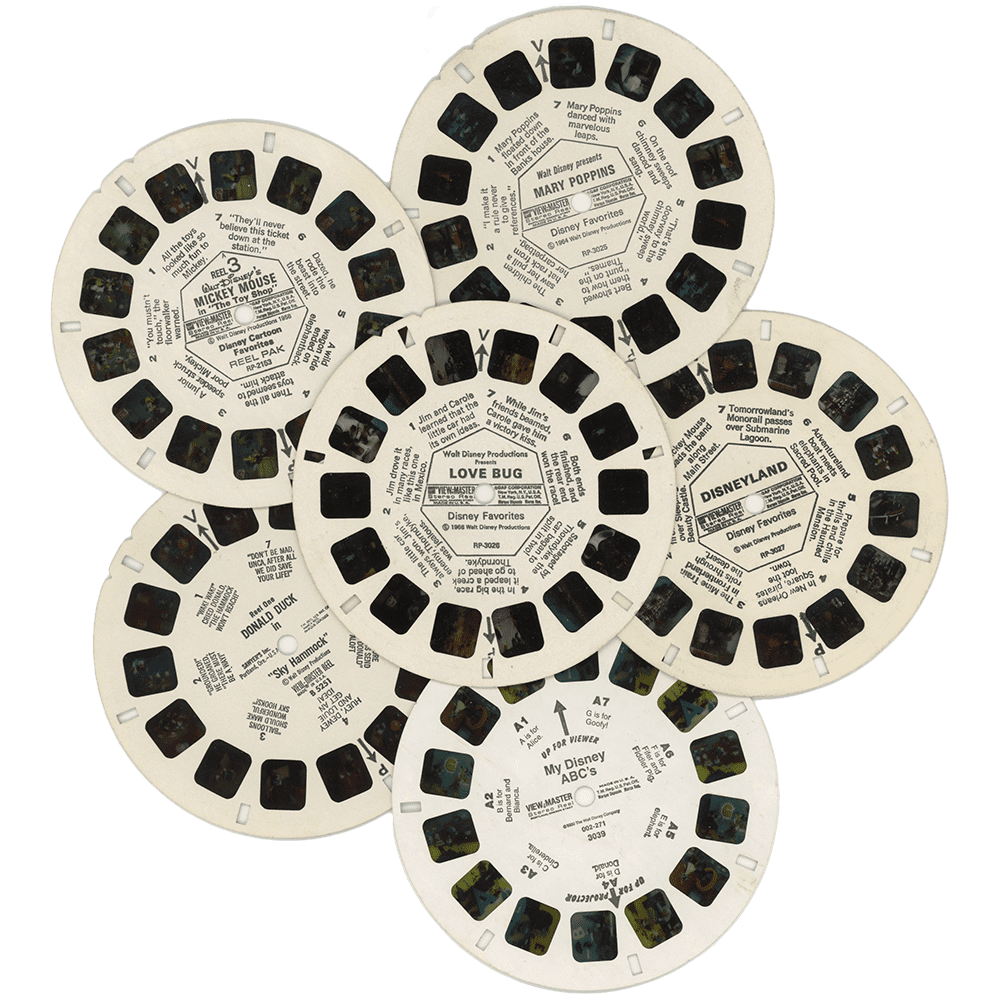 View-Master 6 Disney Reels - Disney ABC's, Love Bug, Donald Duck and ...