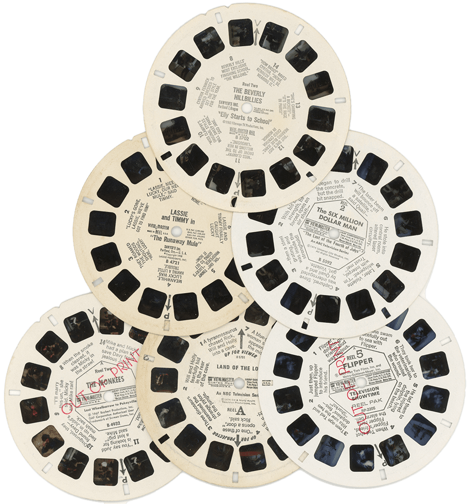 View-Master 6 Reels - Beverly Hillbillies, Six Million Dollar Man ...