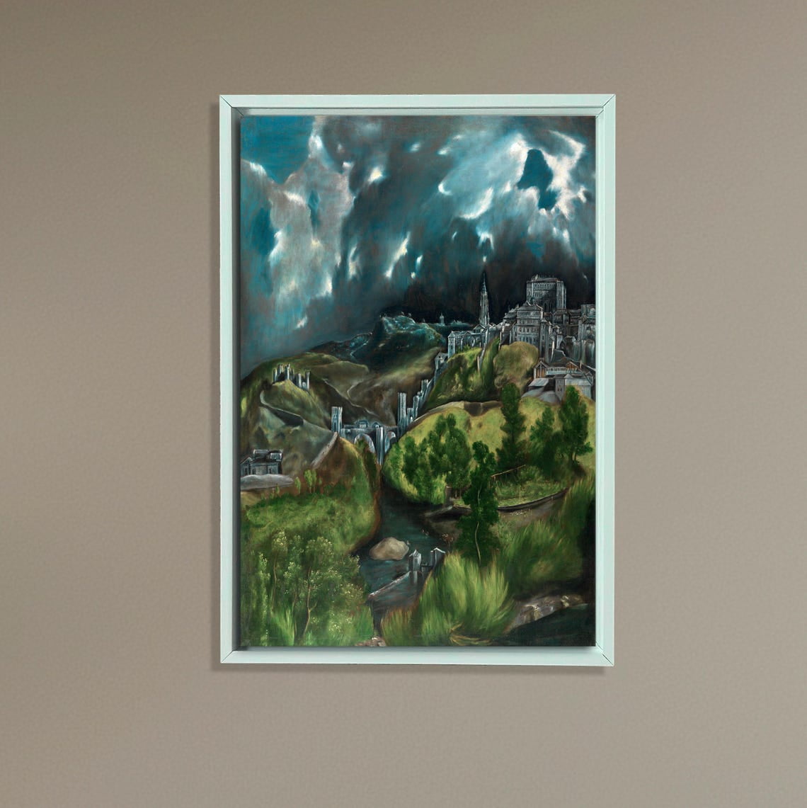 View Of Toledo, El Greco Landscape, Spanish Classic Art Poster ...