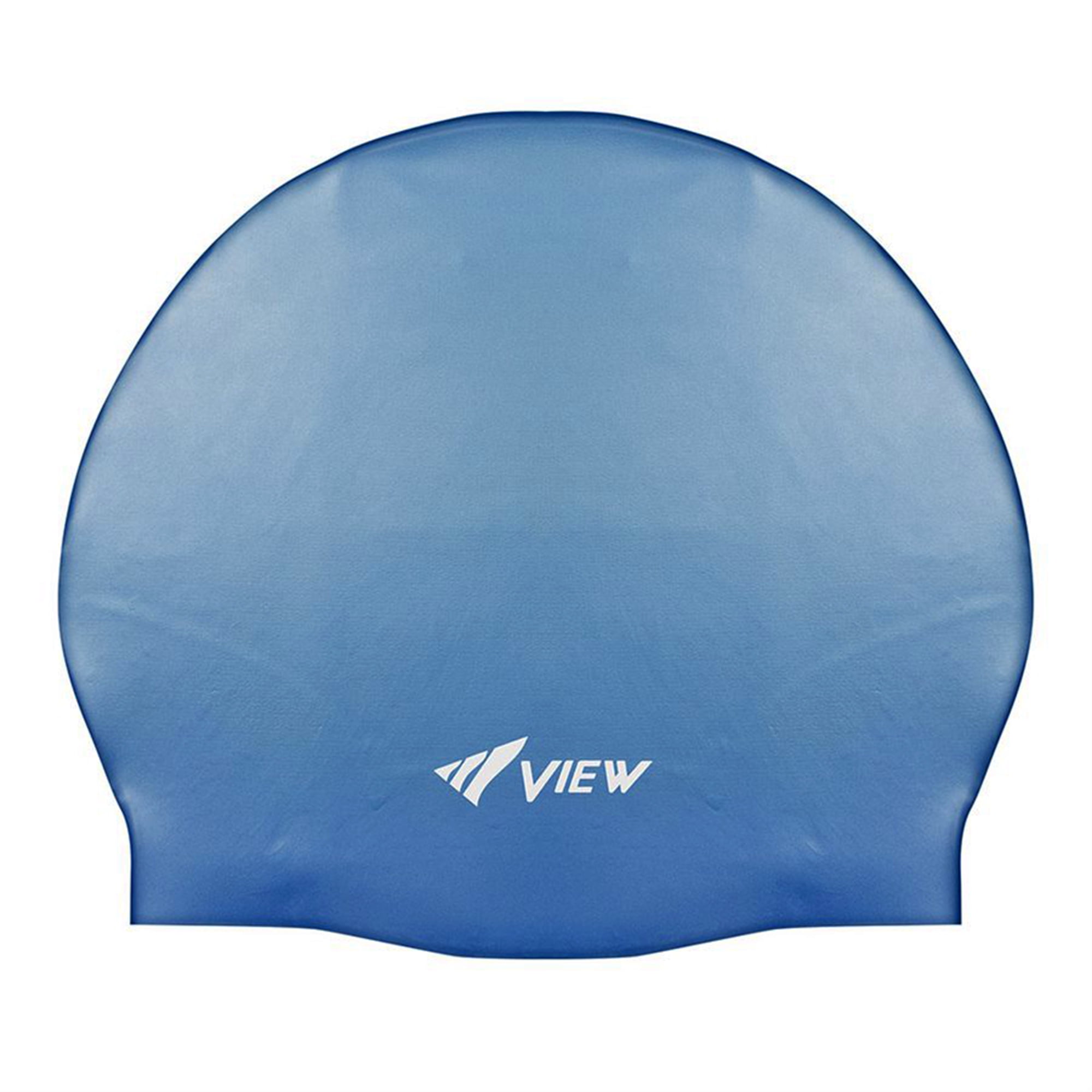 VIEW Adult Swimmer V-31A Silicone Swim Cap, Blue, Durable, Comfortable ...