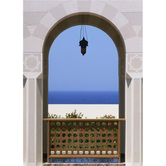 View Through Archway To Beach And Sea Poster Print - Walmart.com