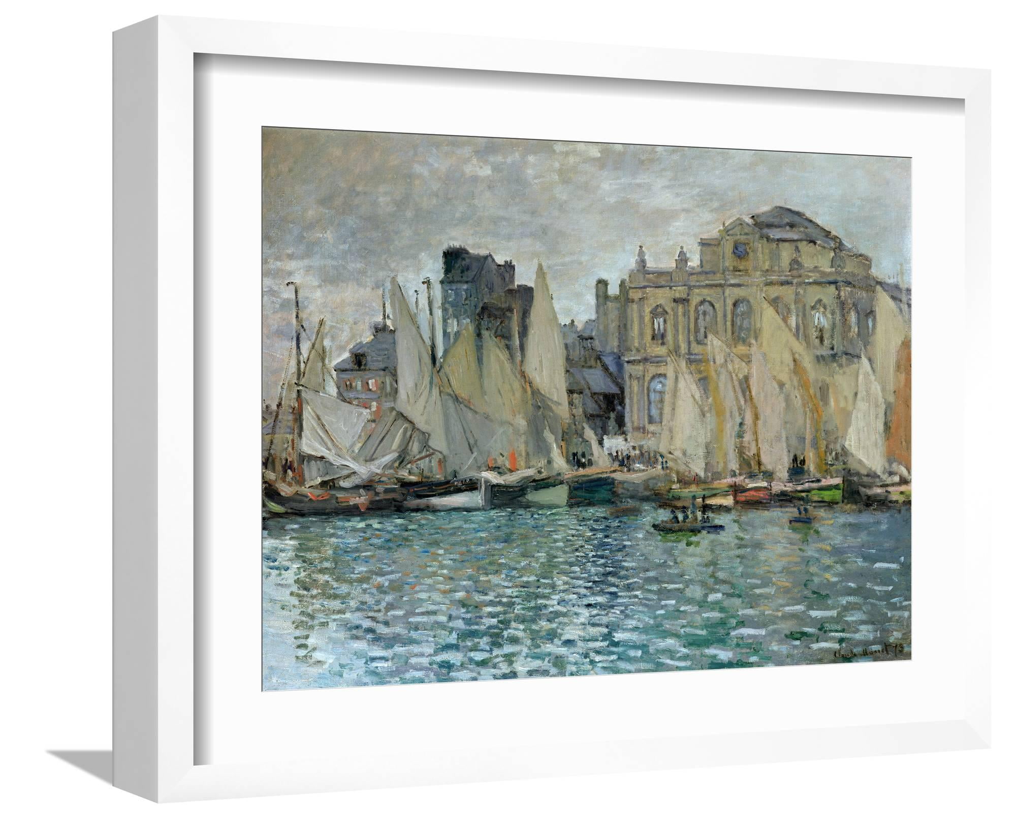 Art.com View of Le Havre, 1873 Giclee Print by Claude Monet, White ...