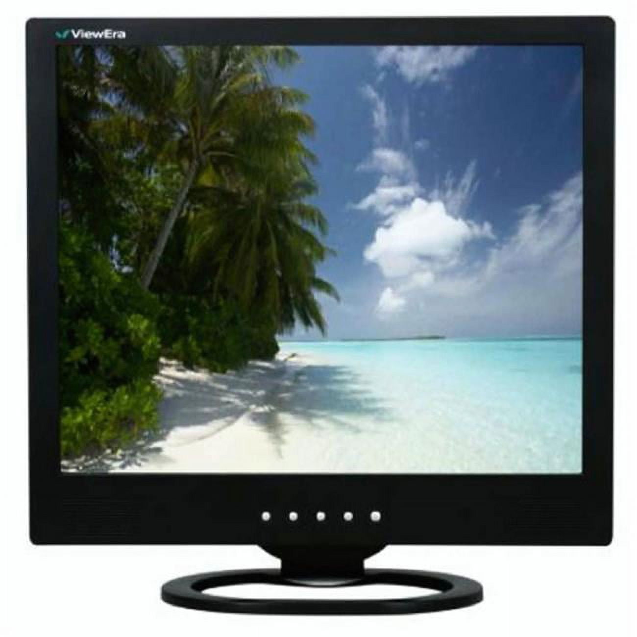 ViewEra V191HV-B 19 in. LCD Monitor Black With VGA, Composite RCA Video ...