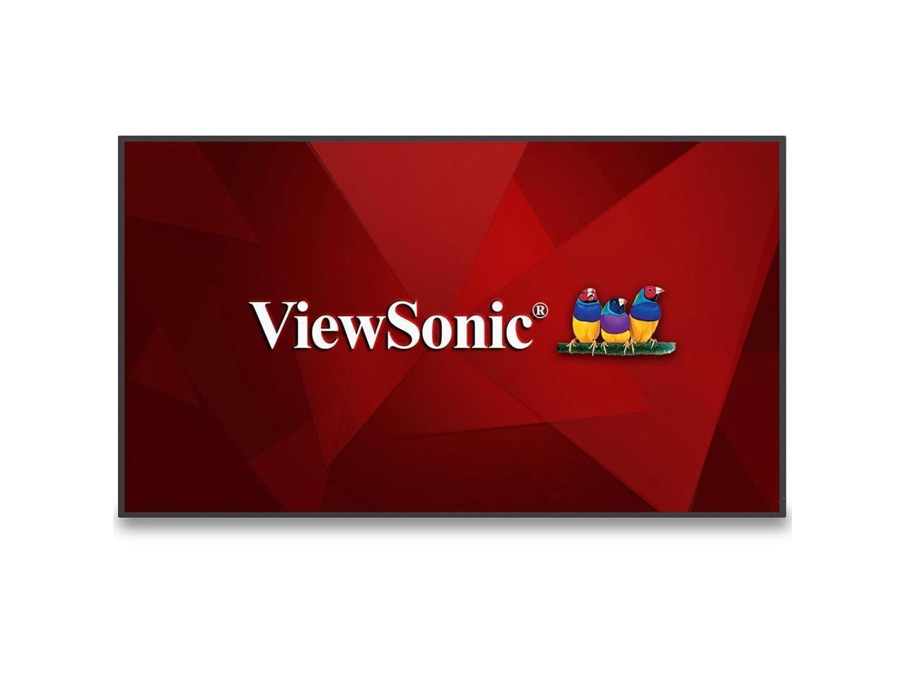 "ViewSonic 55"" 4K UHD Monitor, Wireless Presentation, Commercial, HDMI ...