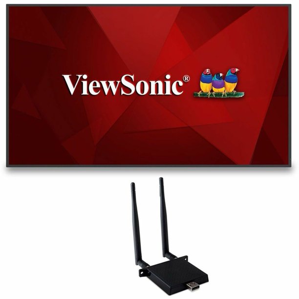 ViewSonic 75\" LCD 4K Signage Video Monitor Display, Black - Walmart ...